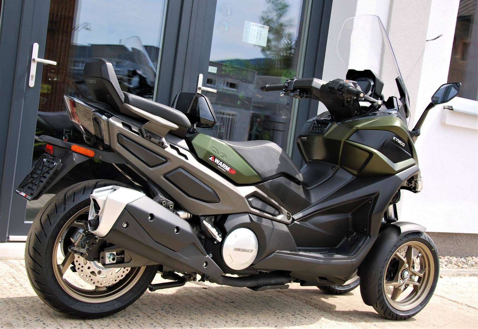Kymco CV3 550i ABS GREEN - PŘILBA JAKO DÁREK, ŘP. skupiny B (NOVÁ, 2025 ...