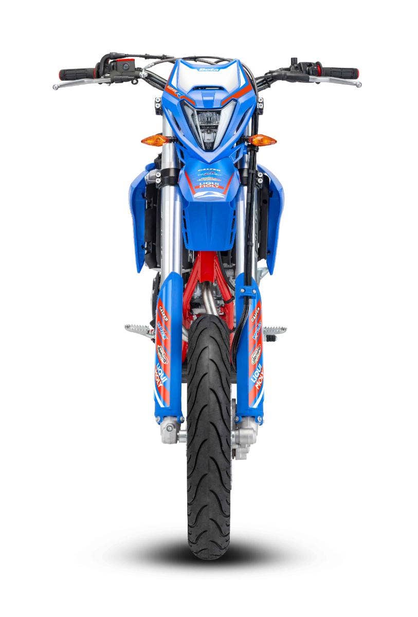 Beta Motard RR 4T 125 R Blue/Red (NOVÁ, 2025), 134.900 Kč - TipMoto.com